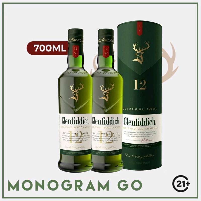 Jual Glenfiddich 12 Years Old 700ml (2 Bottles) di Seller MONOGRAM.GO Official Store - Sunter ...