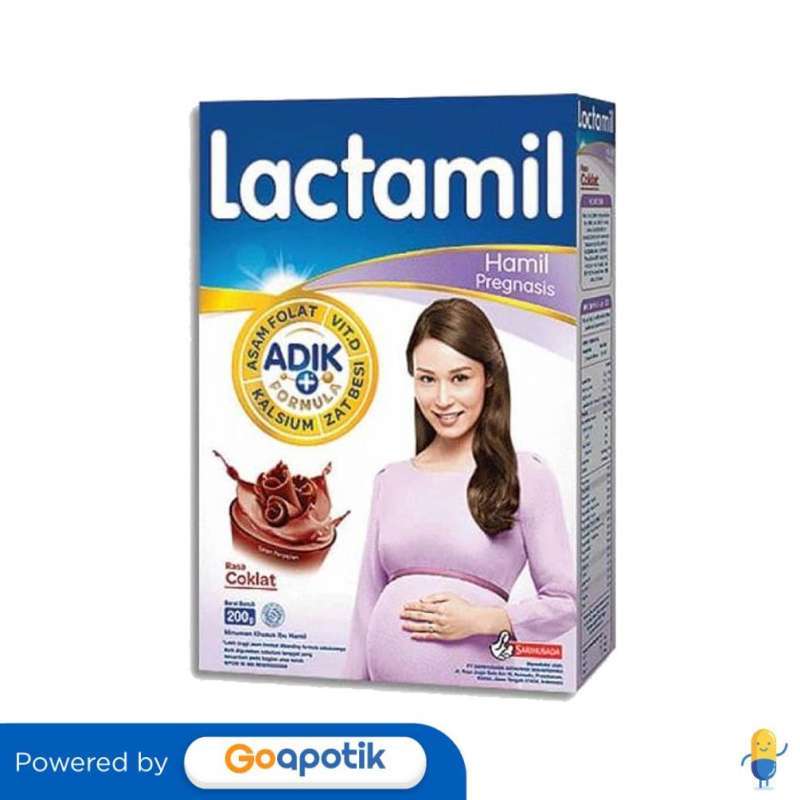 Jual LACTAMIL PREGNASIS SUSU IBU HAMIL RASA CHOCOLATE 200 GRAM BOX di ...