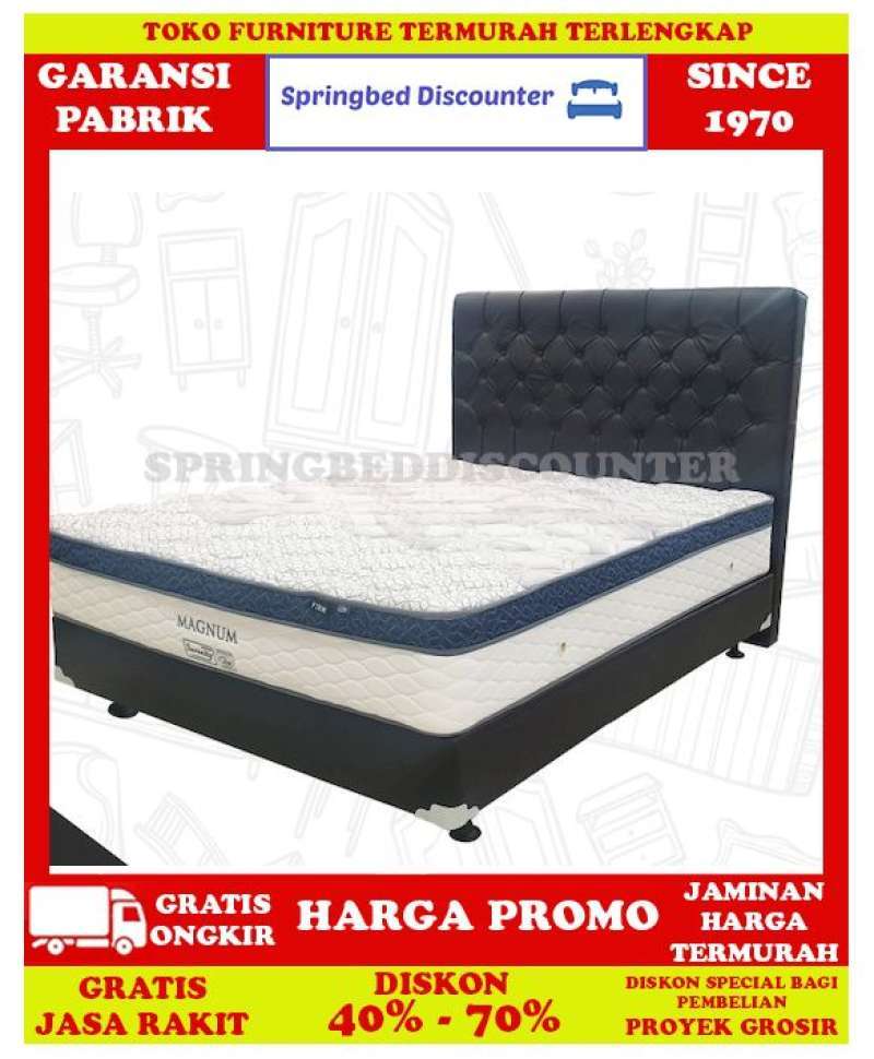 Jual Springbed Spring Bed Kasur Elite Serenity Magnum Plushtop 160x200 ...