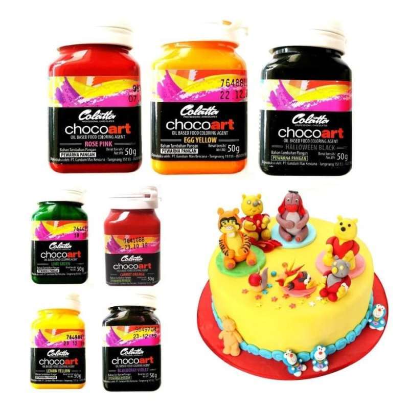 Jual 50 gram colatta chocoart bahan kue pewarna coklat - Glam Fuschia ...