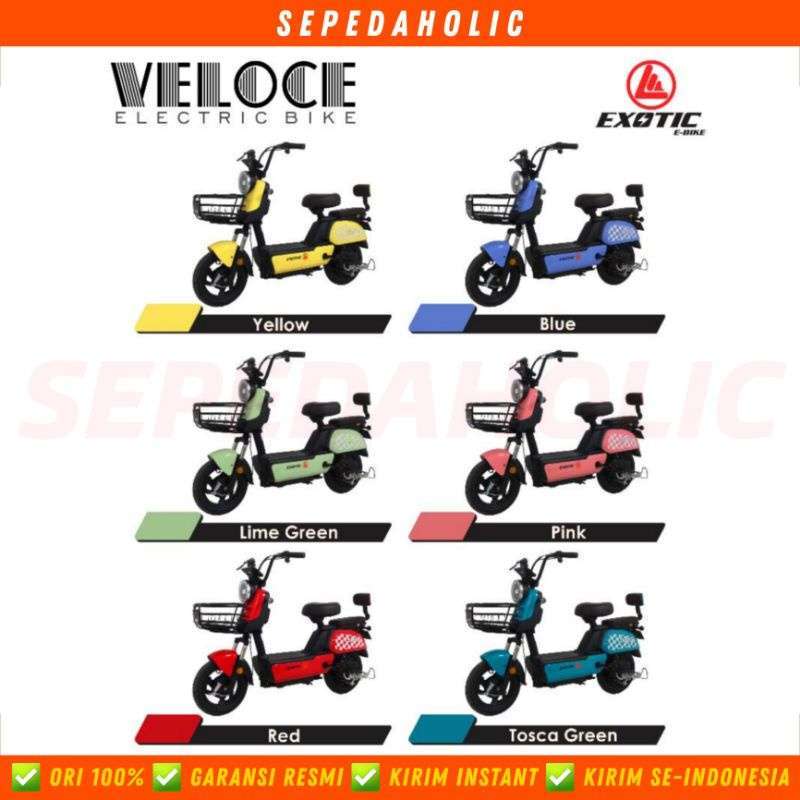 Promo Sepeda Listrik Exotic Veloce Electric E Bike By Pacific 500 Watt ...