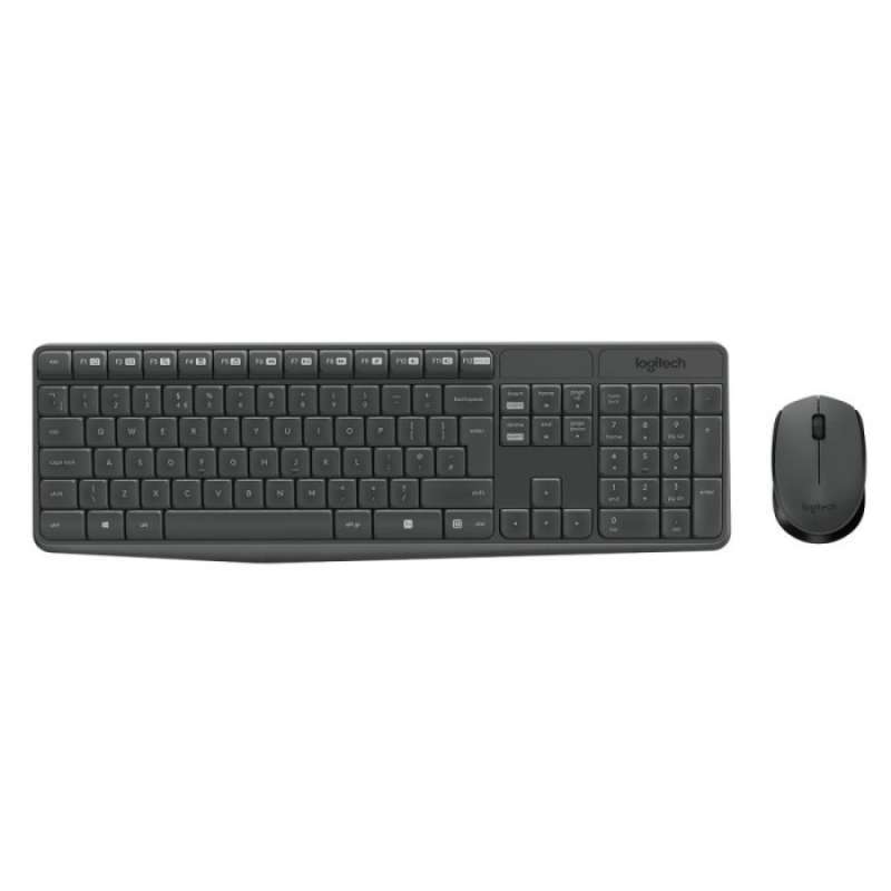 Promo Logitech Wireless Combo Keyboad Mouse Mk235 Diskon 17 Di 7471