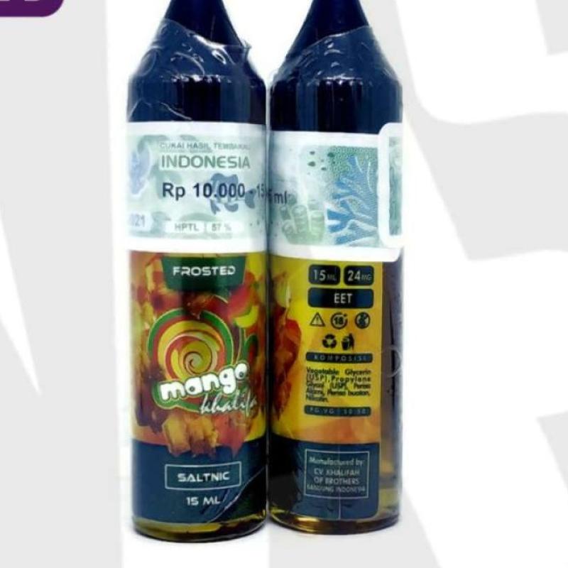 Jual SALT NIC KHALIFA MANGO 15ML LIQUID SALTNIC SALTNICT POD di Seller ...