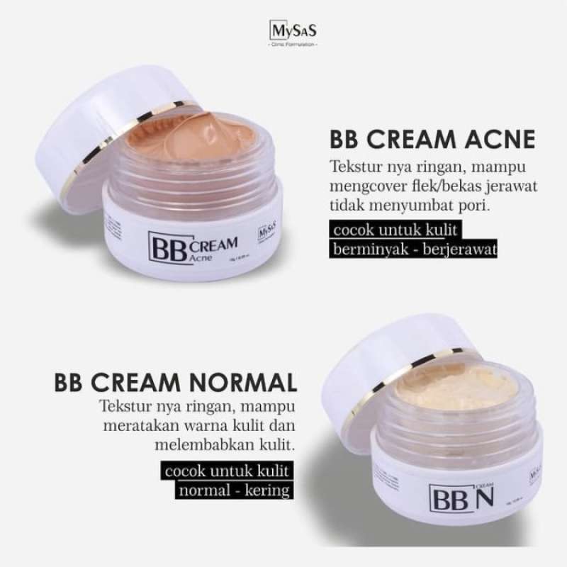 Jual Mysas Bb Cream N/foundation/alas Bedak Untuk Kulit Normal Dan ...