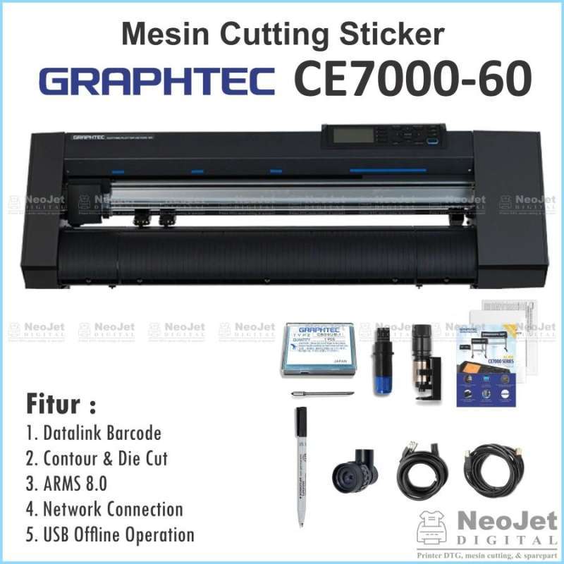 Jual Mesin Cutting Sticker GRAPHTEC CE7000 - 60 lebar area cutting 60cm ...