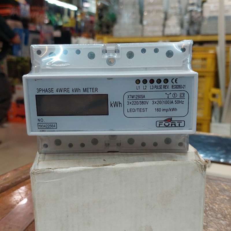 Promo kwh meter digital 3phasa tife xtm1250sa/ct merk fort class 1 ...