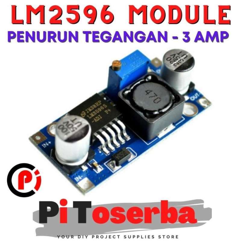 Jual Penurun Tegangan 3A LM2596 Module DC to DC Step Down Voltage ...