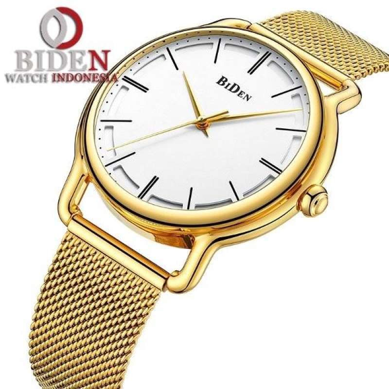 Jual Jam Tangan Pria Biden Original 0114 - Gold Di Seller Senen Arloji ...