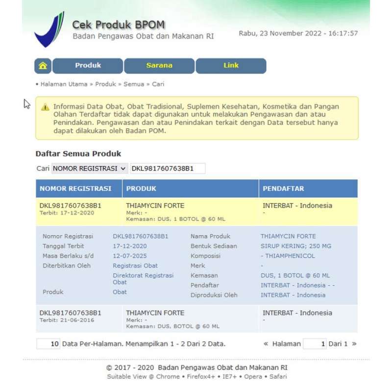 Jual Thiamycin Forte 250 Mg/ 5 Ml Sirup 60 Ml Di Seller Apotek Mandjur ...