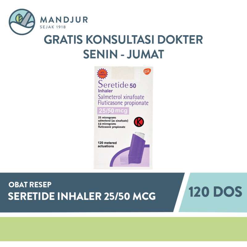 Seretide 50 Inhaler Lengkap Harga Terbaru Juni 2024 | Blibli
