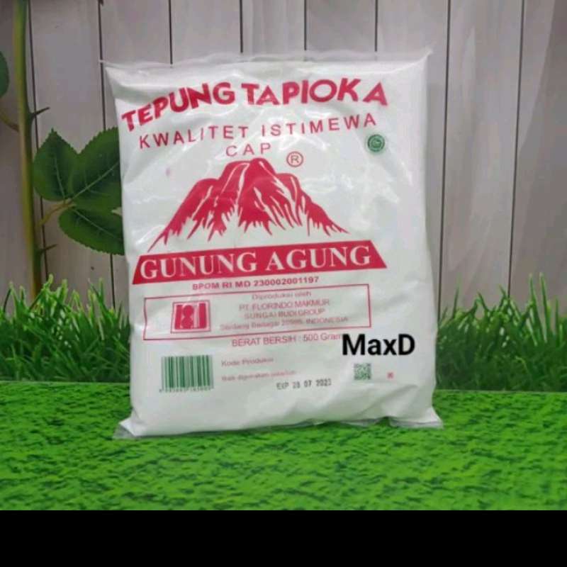 Jual Tepung Tapioka Gunung Agung 500 gr 1 Pcs di Seller Toko MAXD ...