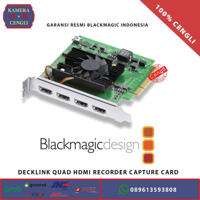 Promo Blackmagic Design Decklink Quad Hdmi Recorder Capture Card ...