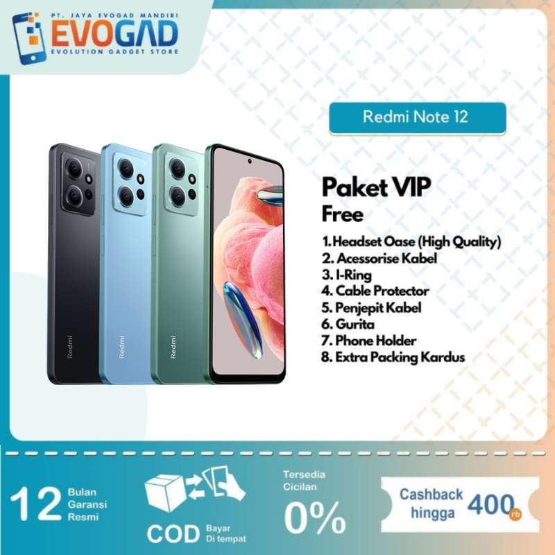 Jual Xiaomi Redmi Note 12 4/128GB | 6/128GB | 8/128GB Garansi Resmi 1 ...