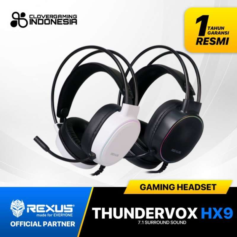 Promo Rexus Thundervox Hx9 Rgb 7.1 Surround Sound - Hx-9 Hx 9 Gaming ...
