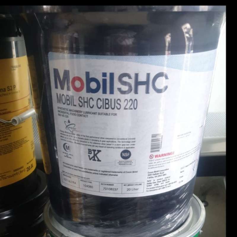 Promo Oli hidrolik kompressir bearing sintetis MOBIL SHC CIBUS 220 ...
