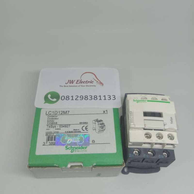 Promo Contactor Schneider LC1D12M7 Diskon 23% di Seller Hubner Store - Cengkareng Barat, Kota ...