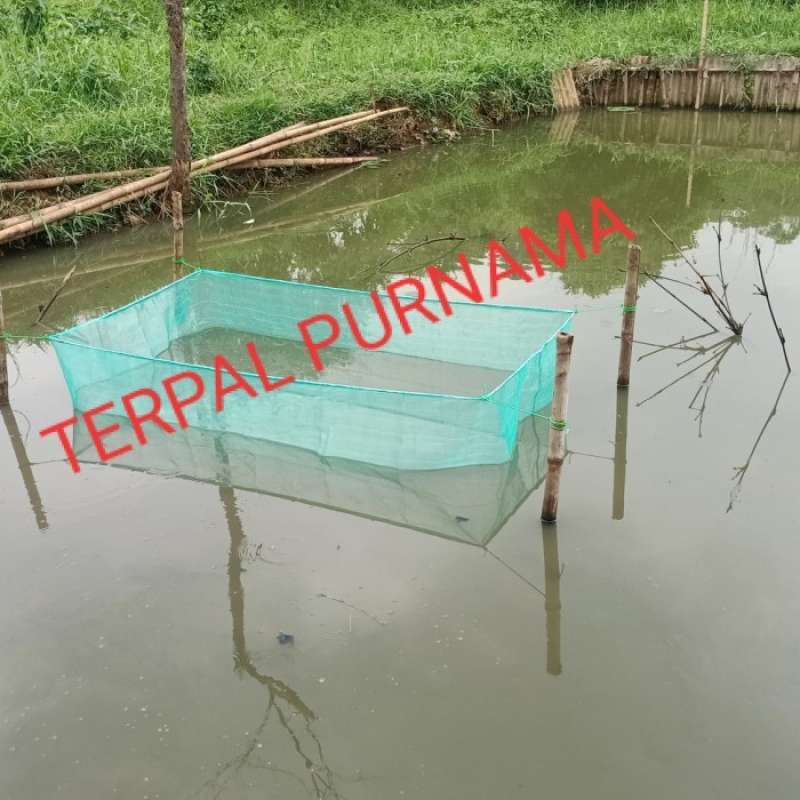 Promo jaring keramba ikan apung kasa 4x2 tinggi 1m Diskon 23% di Seller ...