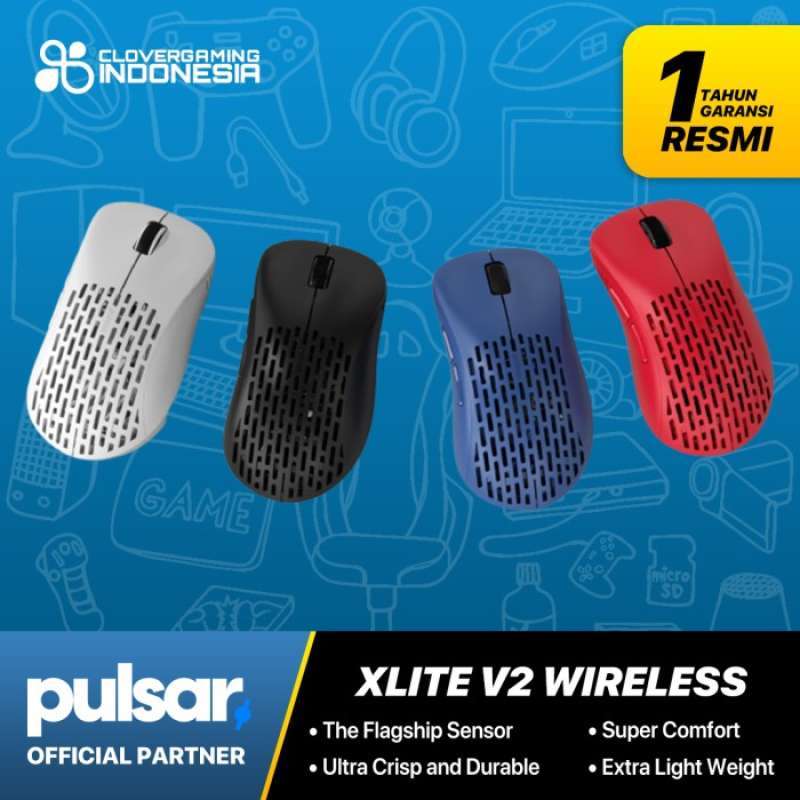 Promo Pulsar Xlite V2 Wireless - Ultra-Lightweight Ergonomic Gaming ...