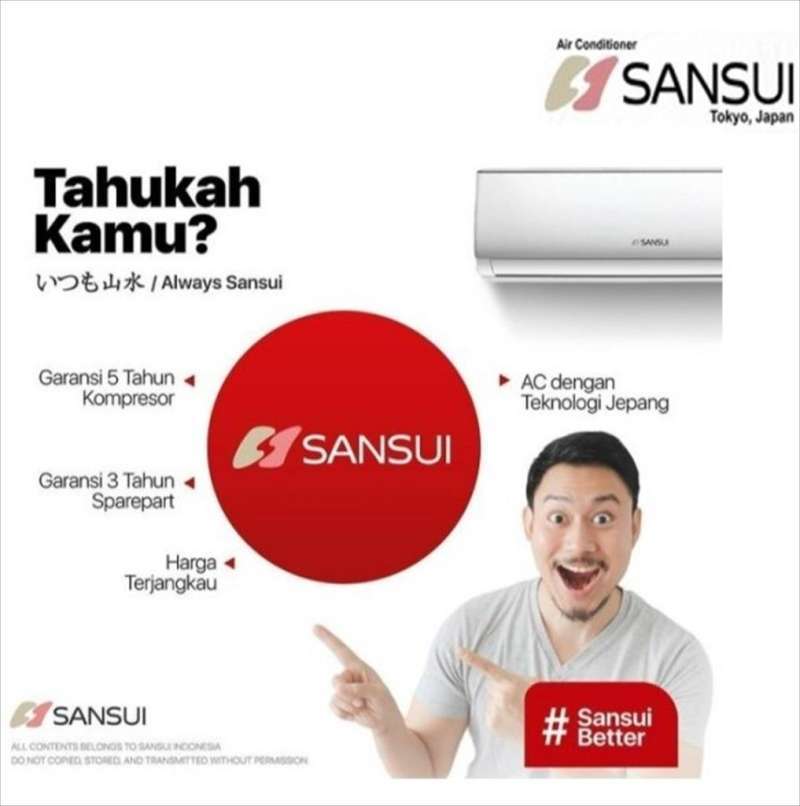 Promo Ac Sansui Sa L05s2 / Sa L05 S2 , Split Standar 0,5 Pk R32 Japan ...