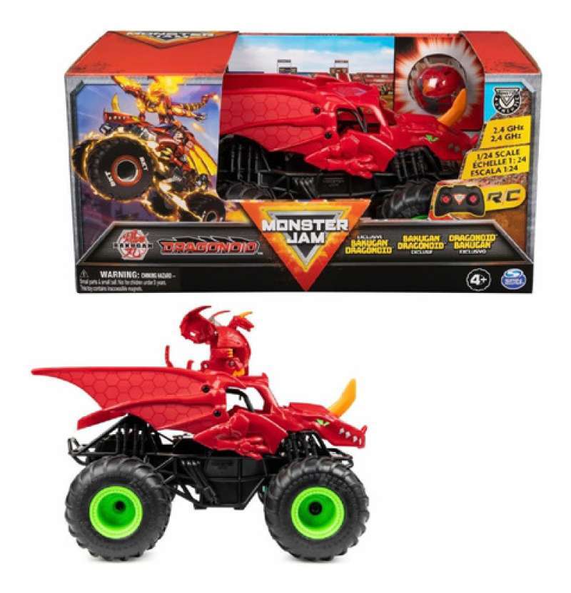 Jual Mainan Remote Control Monster Jam Rc Skala 1:24 Dragonoid Di ...