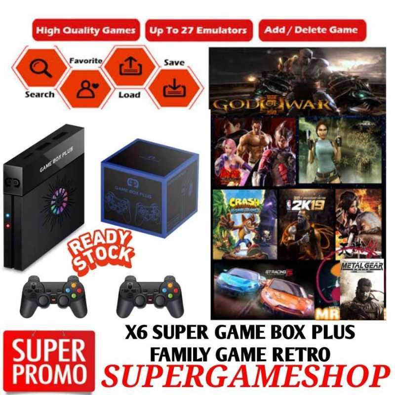 Jual X6 Super Game Box Super Game Wireless Game Box Family Retro ...