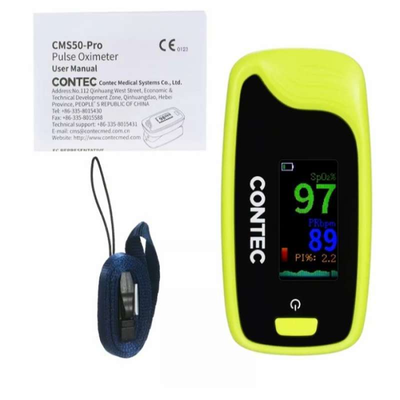 Jual Pulse Oximeter Fingertip Contec Cms50-pro Pengukur Saturasi ...