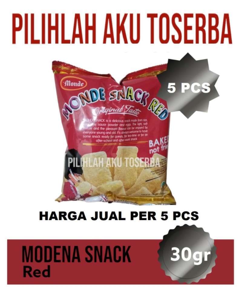 Promo Monde Serena SNACK RED 30 gr - ( HARGA 5 pcs ) Diskon 10% di ...