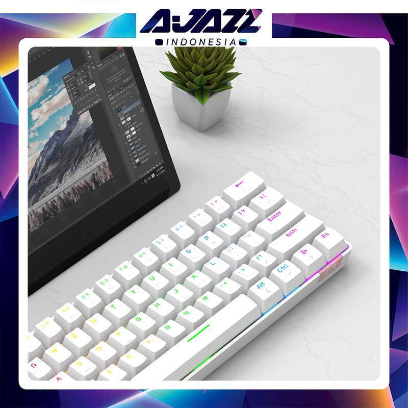 Jual Ajazz DAIDAI STK61 Rainbow Keyboard Dual Mode - Garansi 1 Tahun di ...