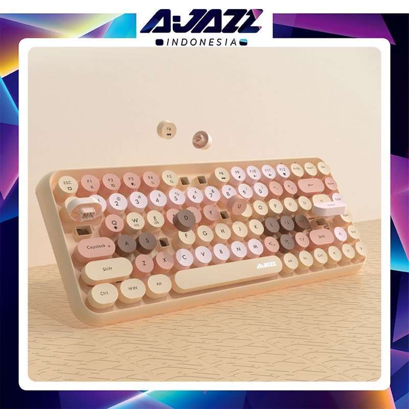 Promo Ajazz 308i Keyboard Bluetooth Version Broadcom 5.0 Key Life 10 Million Times Original For ...