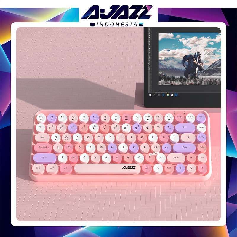 Promo Ajazz 308i Keyboard Bluetooth Version Broadcom 5.0 Key Life 10 ...