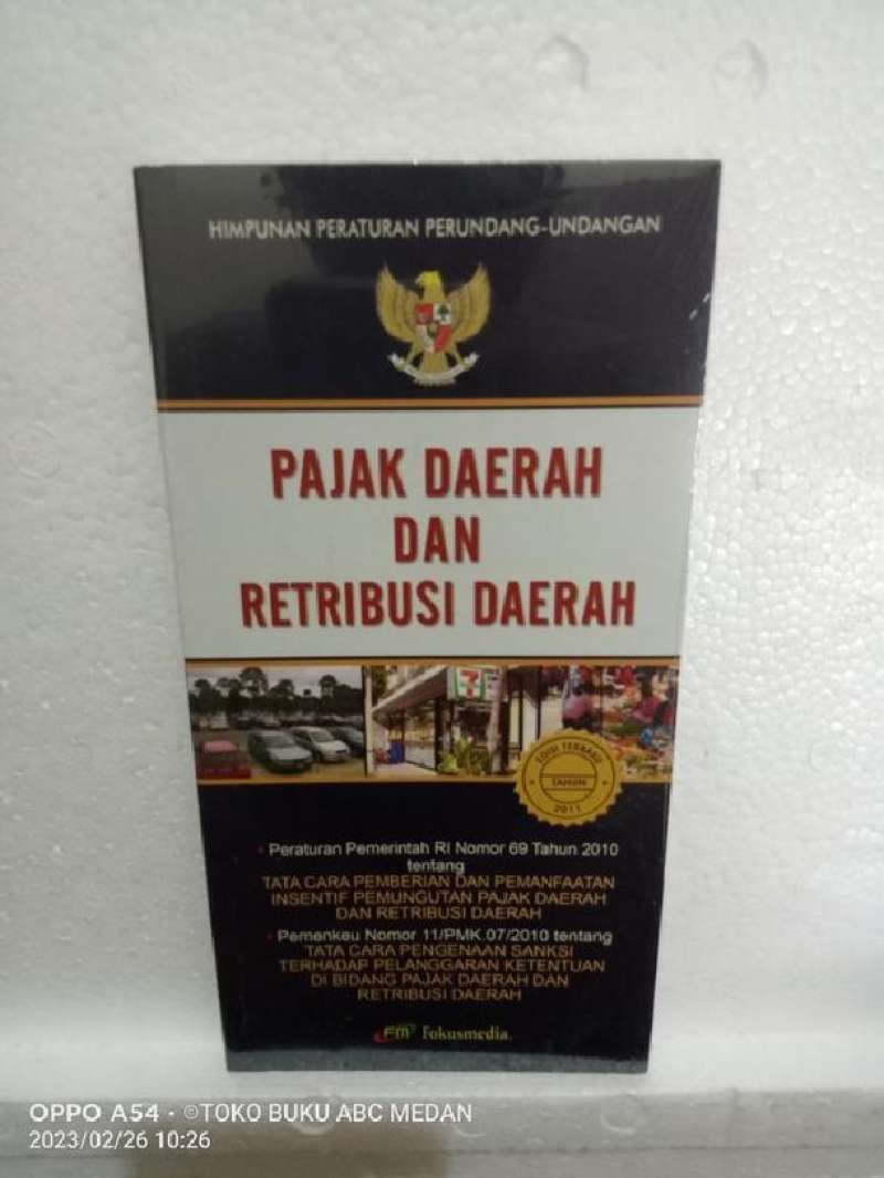 Jual Buku Undang Undang Pajak Daerah Dan Retribusi Edisi Terbaru 2011