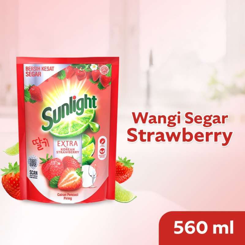 Jual SUNLIGHT SABUN CUCI PIRING Sabun Cuci Piring Korean Strawberry Sabun Pencuci Piring ...