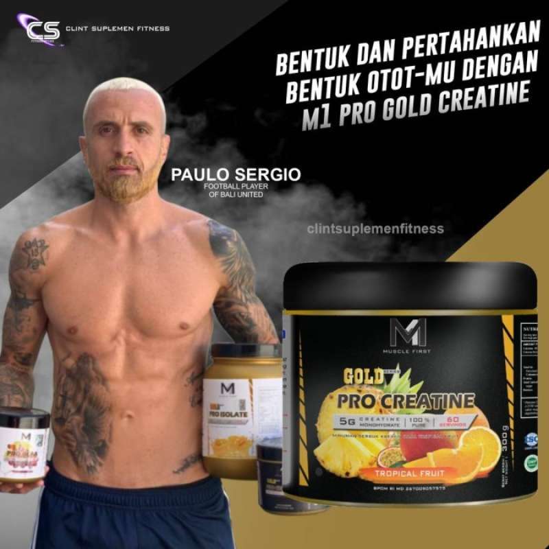 Promo Muscle First Gold Pro Creatine 300 G - Tambah Tenaga & Tebalkan ...