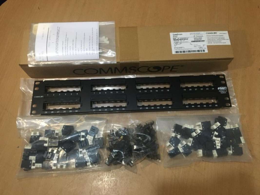 Promo Amp Commscope Patch Panel 48Port Cat6 Diskon 17% di Seller ...