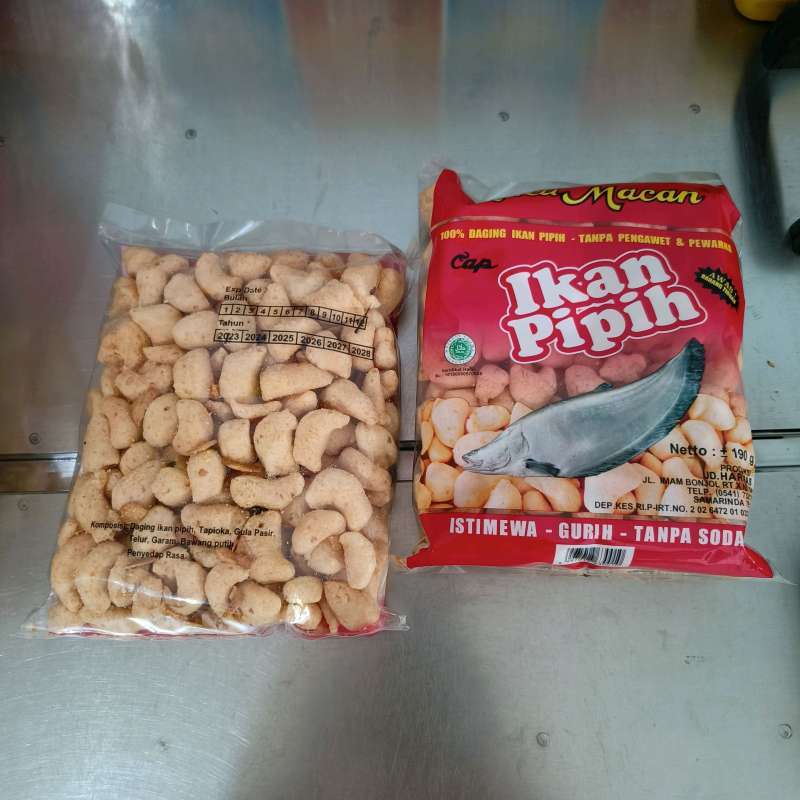 Jual Amplang Kuku Macan Cap Ikan Pipih 190gr Khas Samarinda Harmas Di ...