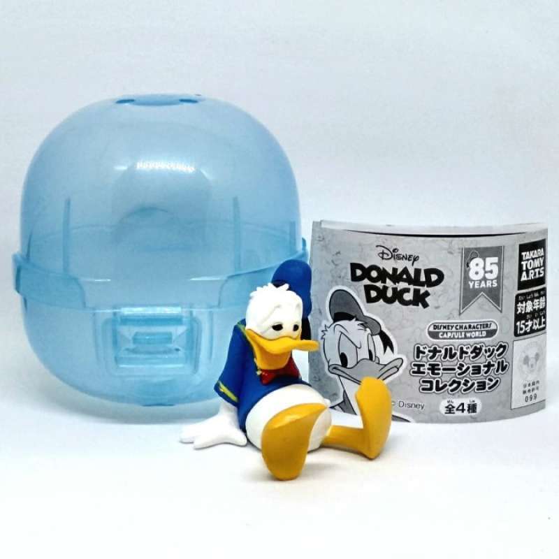 Promo Donald Duck 85 Years Figure Tired Donal Bebek Gashapon Disney