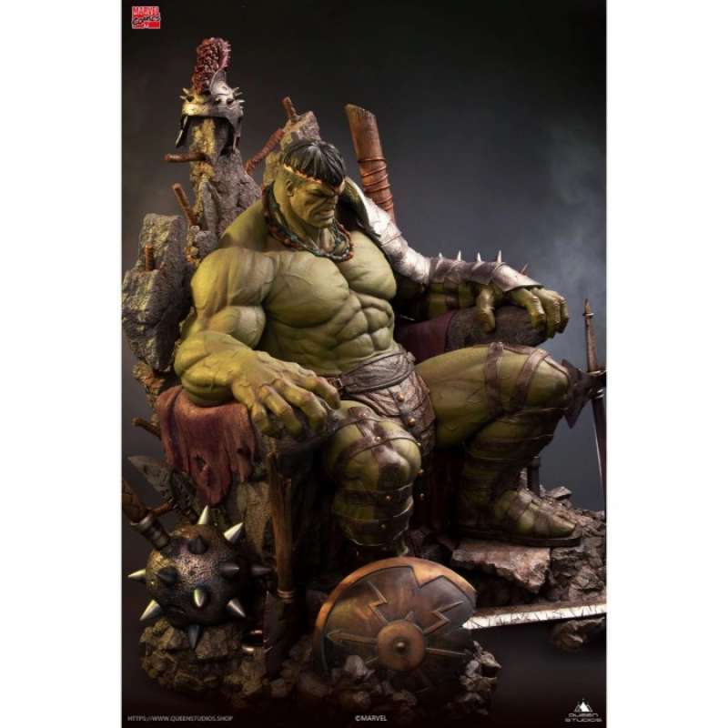 Jual QUEEN STUDIOS GREEN SCAR HULK WORLD WAR HULK POLYSTONE ACTION ...