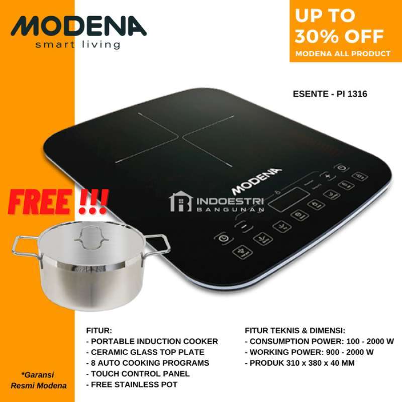 Promo Kompor Induksi Listrik Portable Modena Pi 1316 / Induction ...