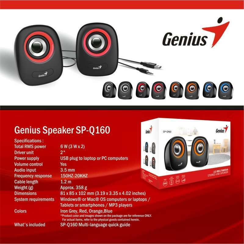 Jual Speaker Genius Sp Q160 Original, Murah & Diskon Juni 2024 | Blibli