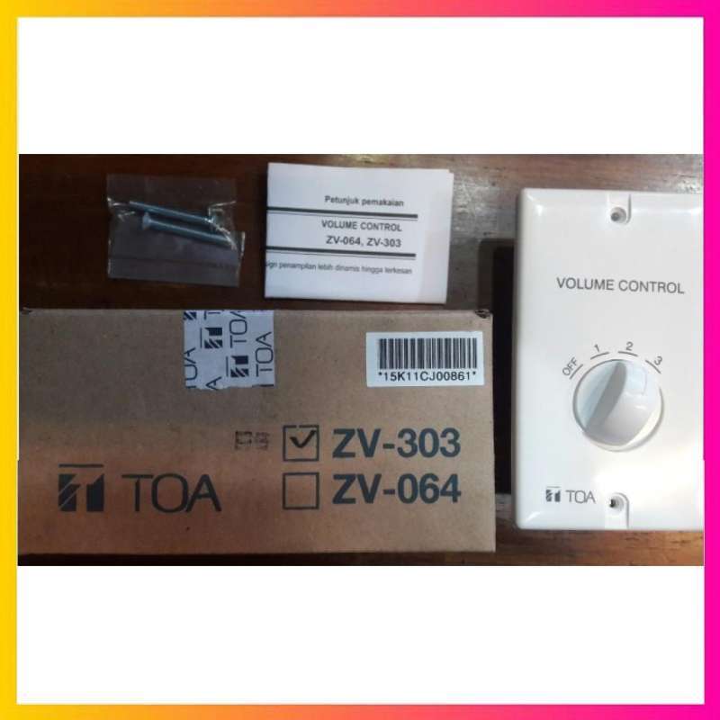 Jual Volume control TOA ZV-303 (30 Watt) di Seller Gaptech Solution ...