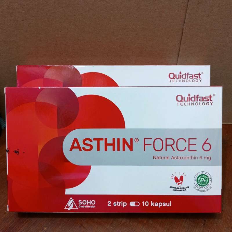 Jual Soho-asthin Force 6-natural Astaxanthin 6mg-1 Box 20 Kapsul Di ...