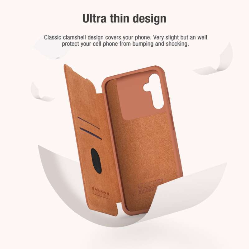 Promo Case Samsung Galaxy A14 4g Nillkin Qin Pro Leather Flip Camera ...