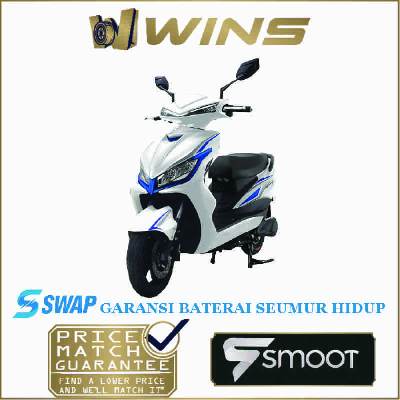 Jual Smoot Tempur Facelift Generasi ke 3 Motor Listrik Lithium ION ...