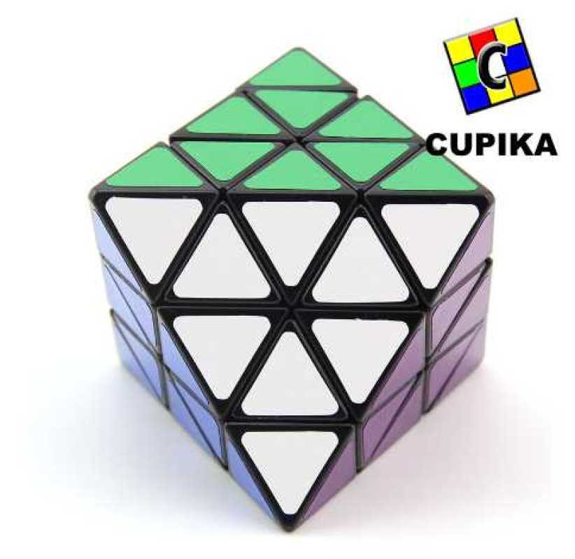 Jual Rubik Pyraminx Doubel Atas Bawah Pyraminx Blackbase Original ...