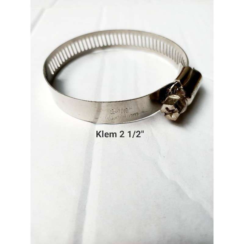 Jual Klem Stainless 2 1/2 Klam Selang di Seller Raja Besi - Dagen, Kab ...