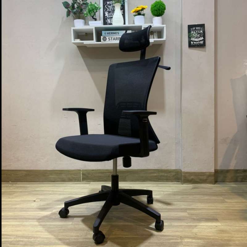 Promo Gratis Ongkir Kursi Kantor Direktur Holik Kursi Kerja Jaring ...