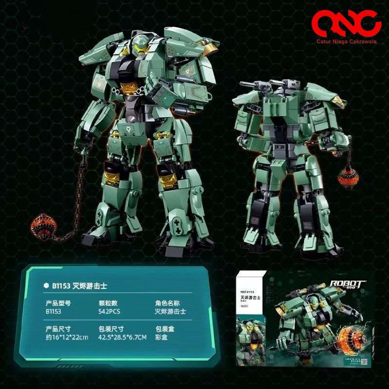 Promo Cnc Brick Sluban Robot Pacific Rim Bracer Phoenix Lego Compatible ...