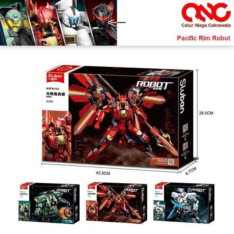 Promo Cnc Brick Sluban Robot Pacific Rim Bracer Phoenix Lego Compatible ...