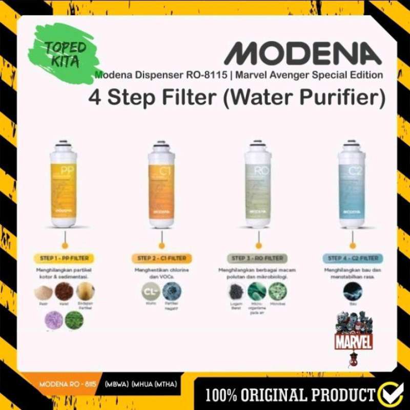 Jual Water Purifier Dispenser Modena Ro-8115 Reverse Osmosis Marvel ...