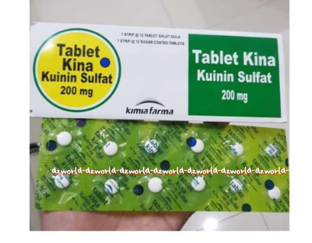 Jual Tablet kina Kuinin Sulfat 200mg 12 Tablet Untuk Pencegahan Dan ...